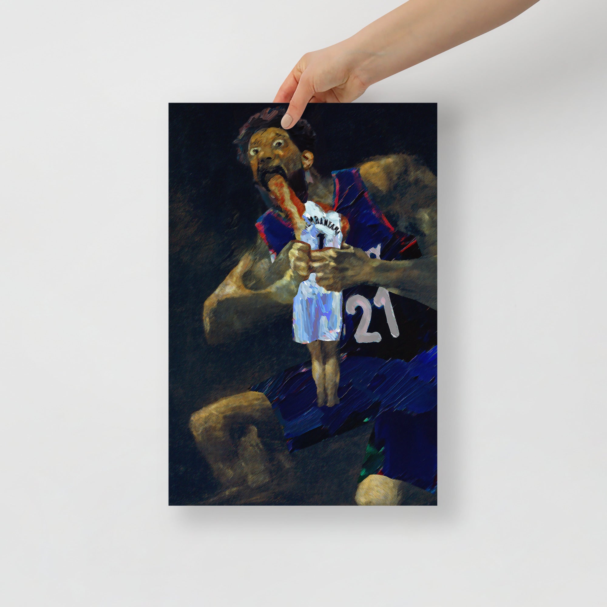 Embiid Devour Poster – paint merch