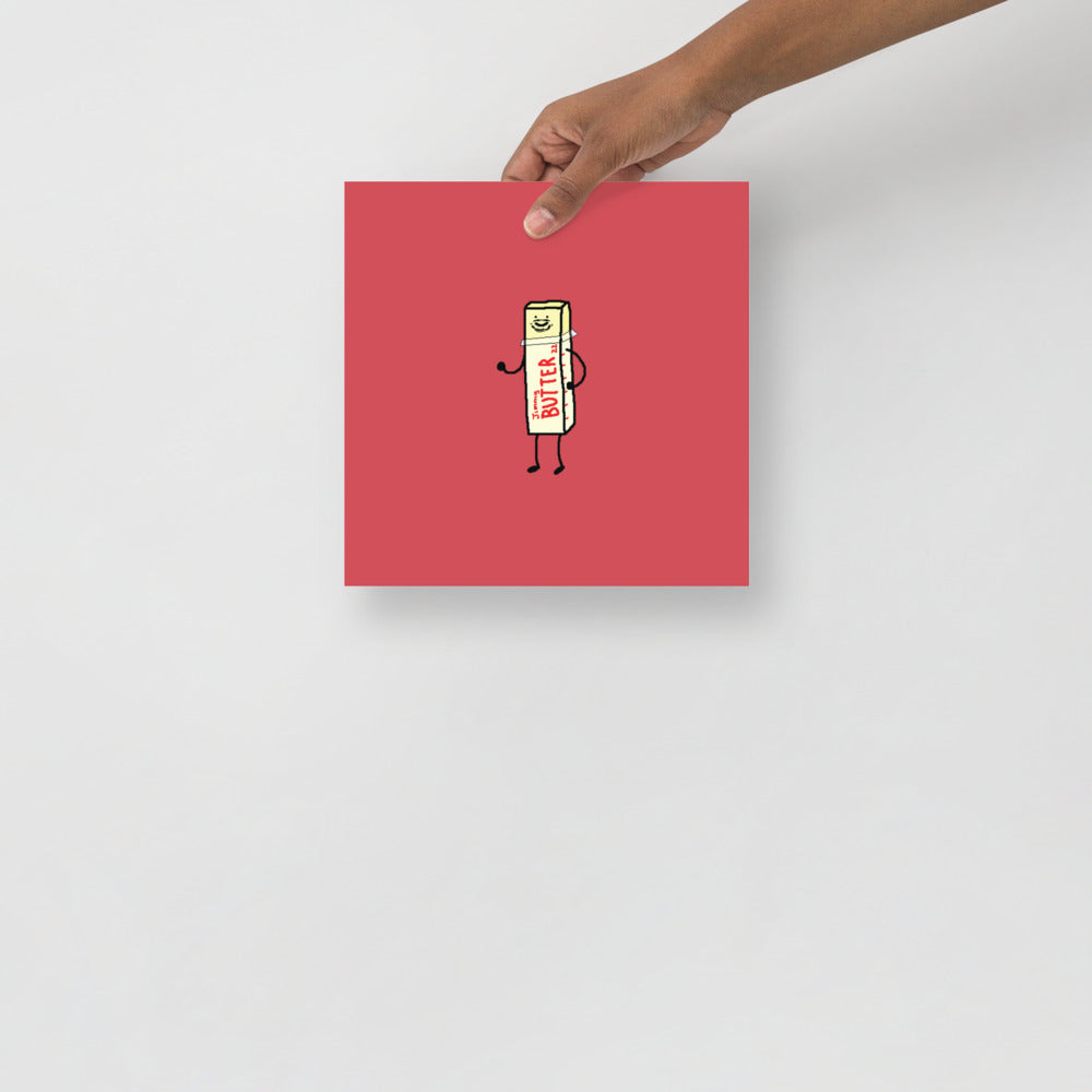 Jimmy Butter Poster – paint merch